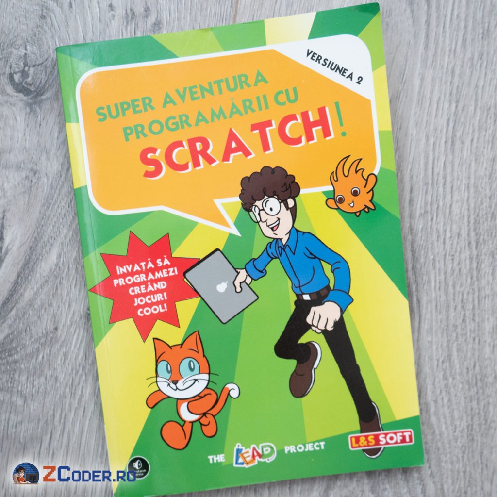 Carte de programare în Scratch pentru copii, în limba română – ZCoder.ro